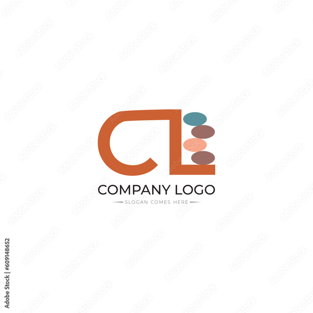 company logo,clay company logo,ceremic company logo.letter CLH log ...