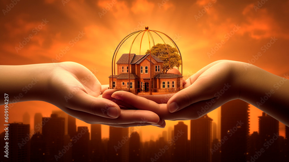 My precious home on the hands of a happy family and real estate ...