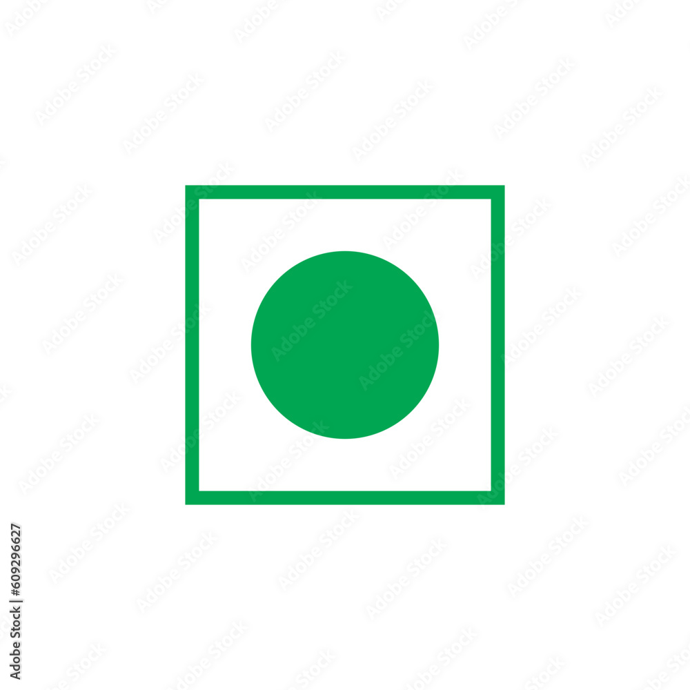 Vegetarian Symbol. Veg Icon. Vegetarian Symbol. Green Sign for Packaged ...