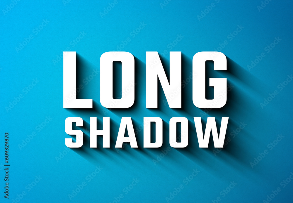 Long Shadow Text Effect Mockup Stock Template | Adobe Stock Long Shadow Text Effect Mockup Stock Template | Adobe Stock