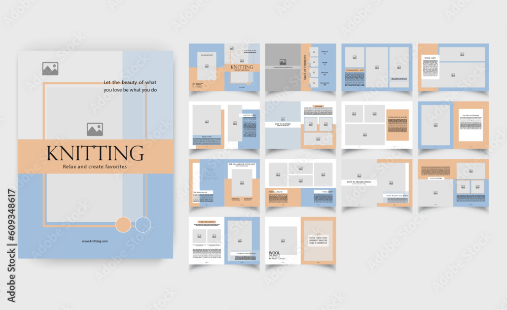 modern a4 product catalog design template. Product Catalog Layout ...