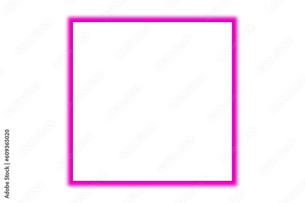 Neon pink frame png. Glowing frame on transparent background. Stock ...