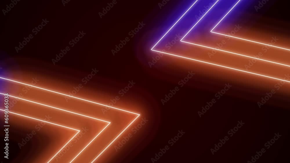 Neon lights Orange and neon light Blue. Abstract celebrate background ...