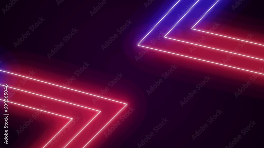 Neon lights Red and neon light Blue. Abstract celebrate background ...