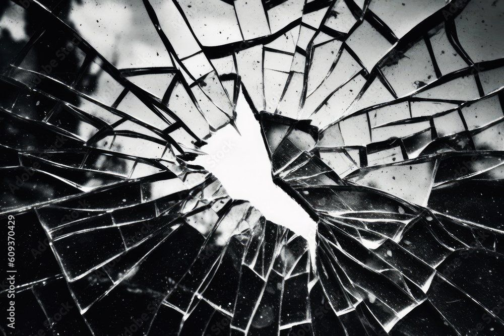Shattered mirror symbolizing personal struggles where the fragmented ...