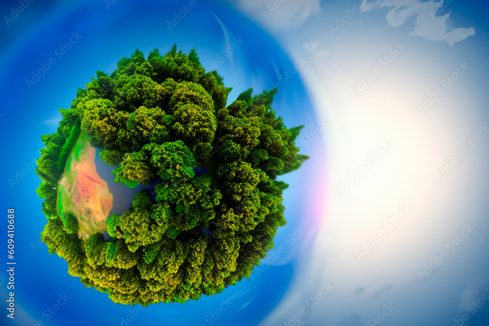 Environment. World environment day 2023. 3d concept background. Ecology ...