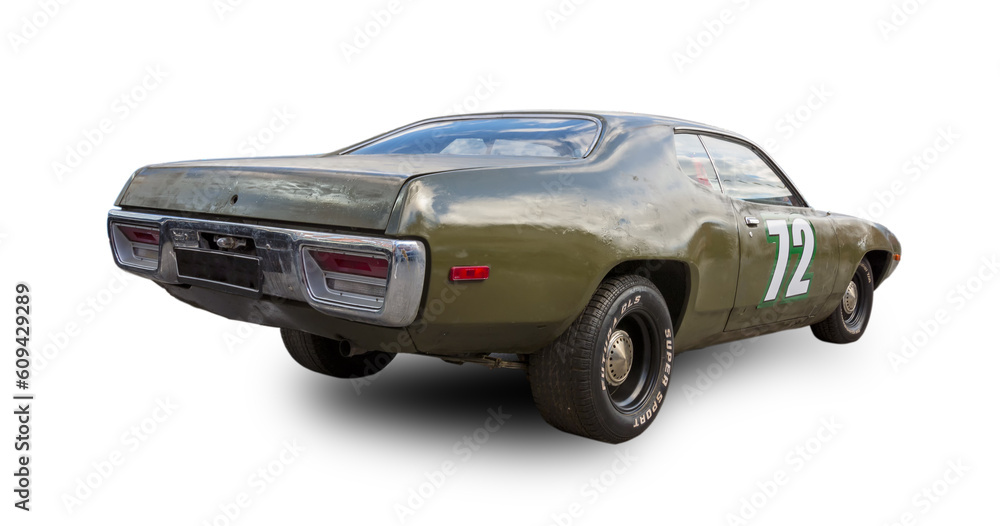 Classic american muscle car Plymouth Road Runner second generation 1971 ...