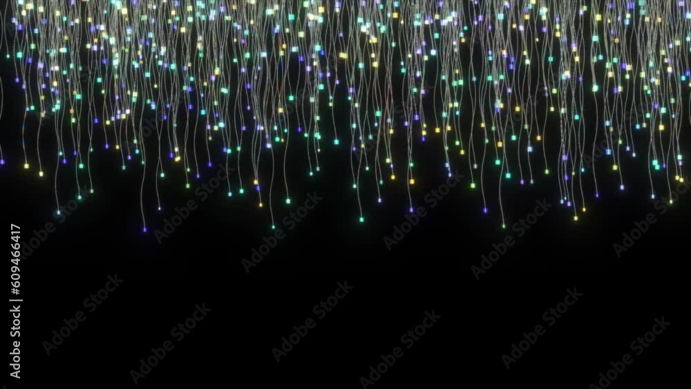 Futuristic High Tech Background.Computer Data Technology Optical Fiber ...