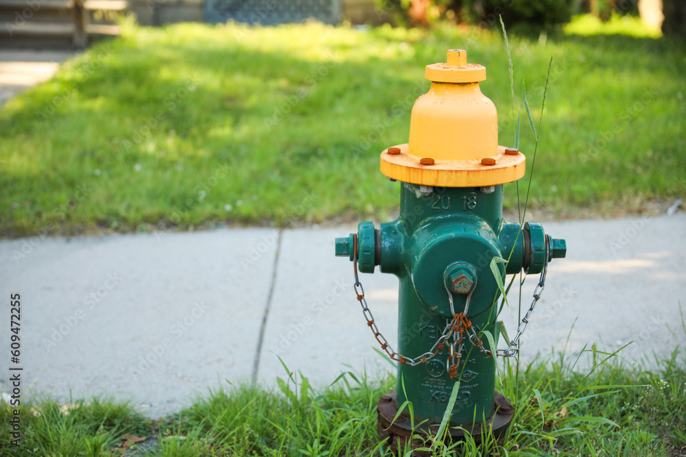 Foto de Fire hydrants symbolize safety, emergency response, and ...