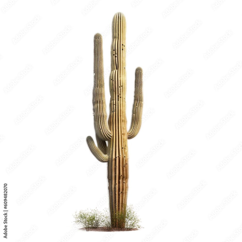 Saguaro Cactus on a transparent background Stock Illustration | Adobe Stock