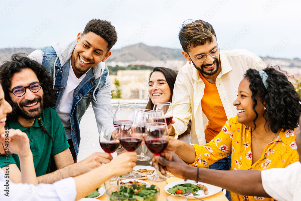 Wine Toast Friends