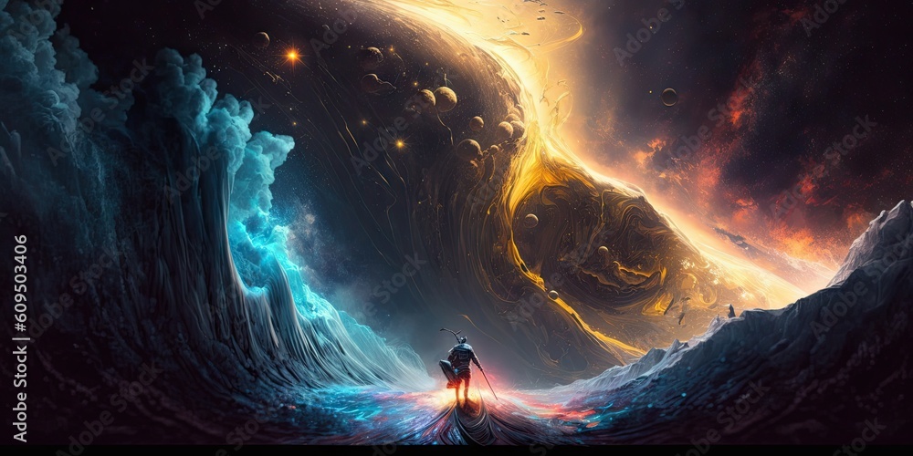 key visual cinematic pose sensory overload surfing. Glorious Generative ...
