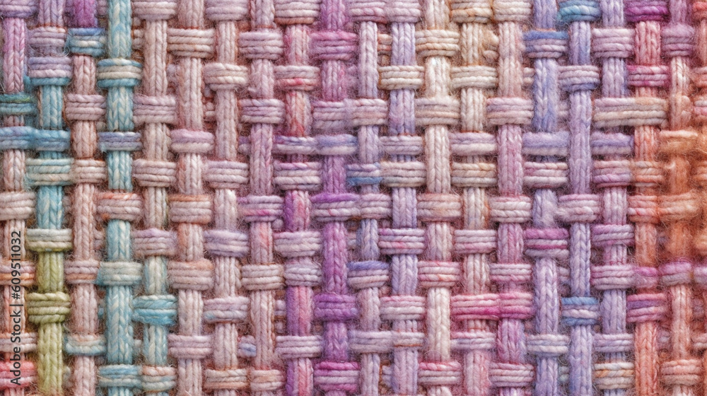 Pastel colors tweed fabric. Highly defined tweed texture. AI generated ...