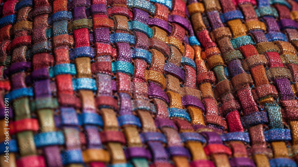 Multicolor tweed fabric. Highly defined tweed texture. AI generated ...
