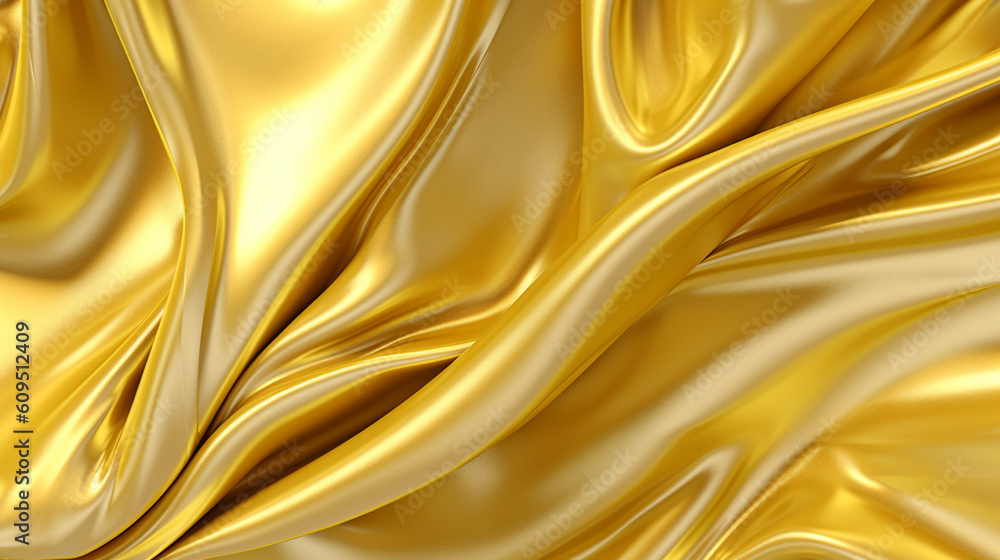Gold latex fabric. Highly defined latex texture. AI generated imagen ...
