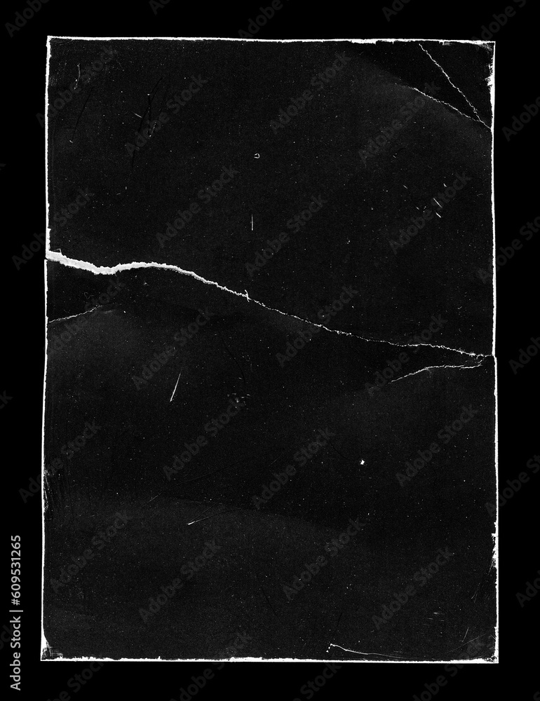 Old Black Empty Aged Vintage Retro Damaged Paper Cardboard Photo Card ...