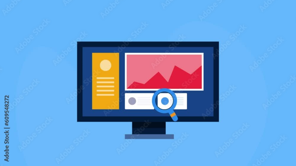 Vidéo Stock Data management system and business analytics report on ...