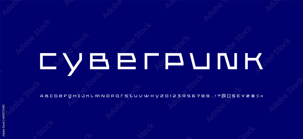 Tech font, digital alphabet made robotic technology style, trendy Latin ... Tech font, digital alphabet made robotic technology style, trendy Latin ...