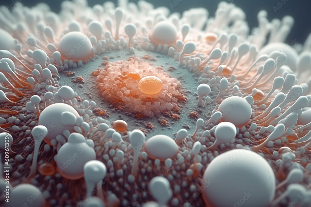 A bacterial colony with a circular shape and a smooth surface ...