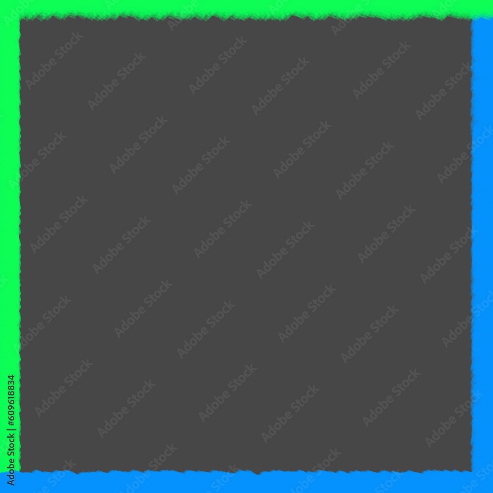 Gray background with green and blue border Stock Illustration | Adobe Stock