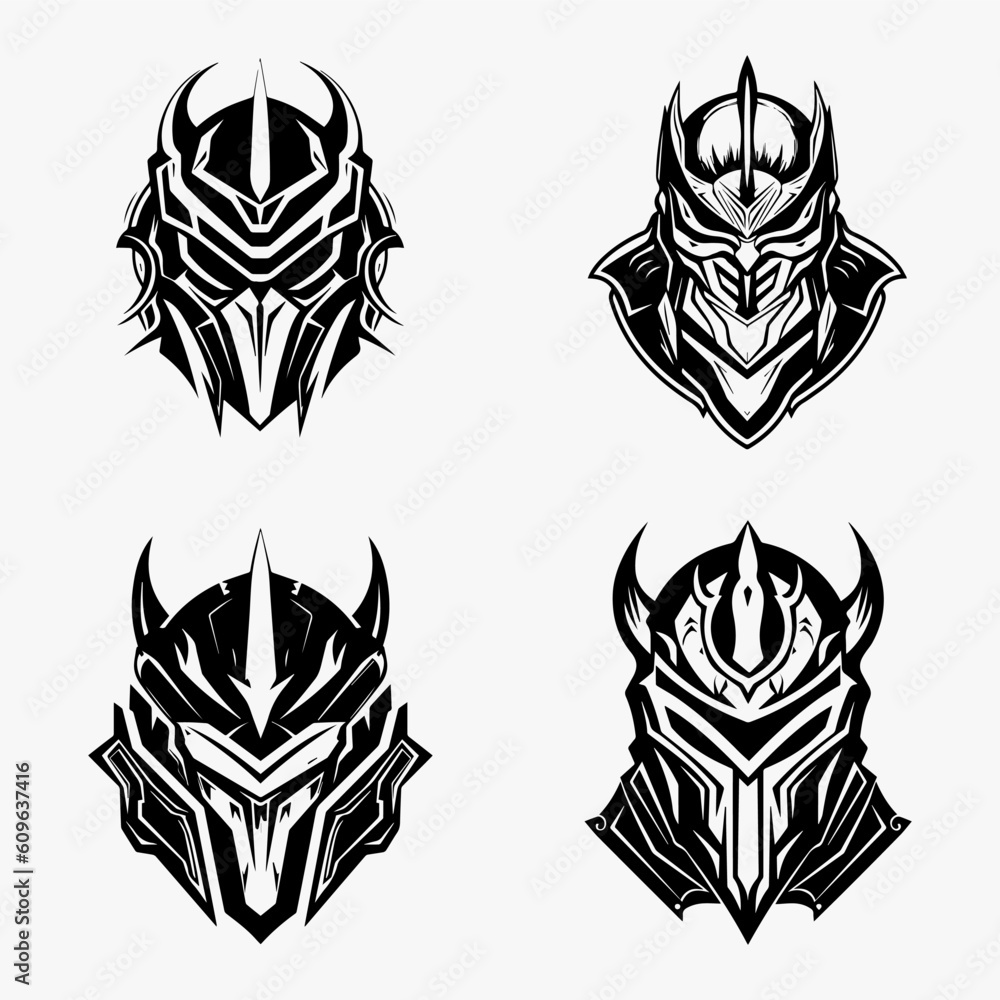 Knightly Armor Emblem Create a bold and memorable logo design that ...
