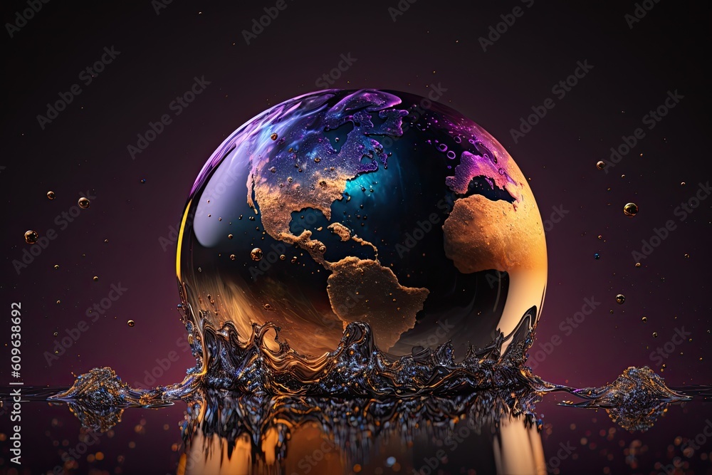 Fossil fuels and climate change crisis concept. Fossil fuels produce ...