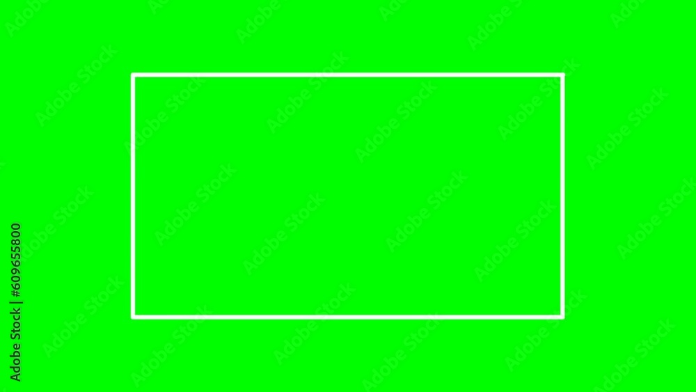 Square circular motion drawings, and a linear on green screen ...