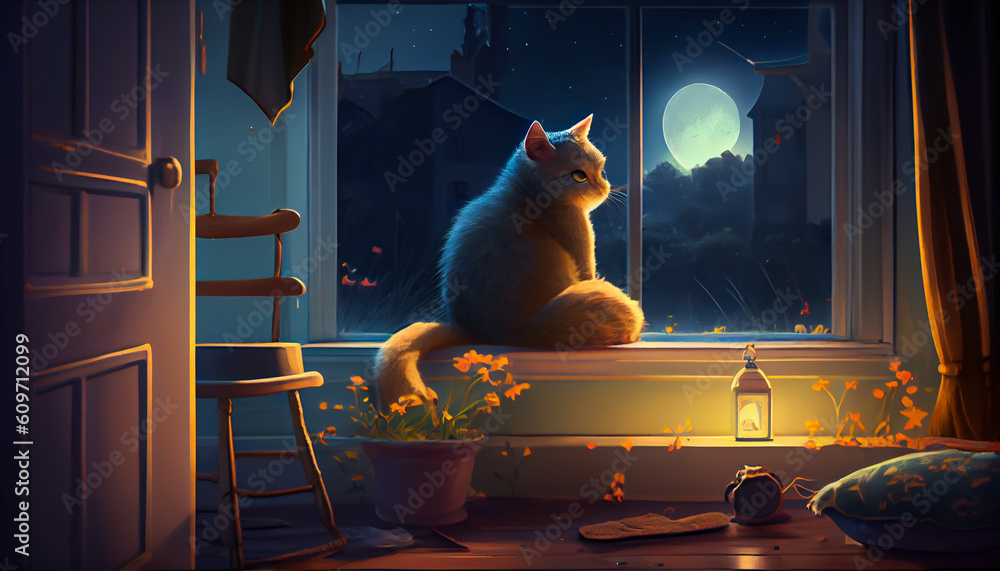 laughing cat, Surprised face, Wow expression cat funny face with open ...