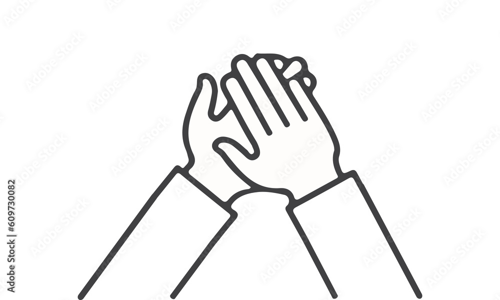 Applause. Hands clap. Clapping hands is a universal form of non-verbal ...