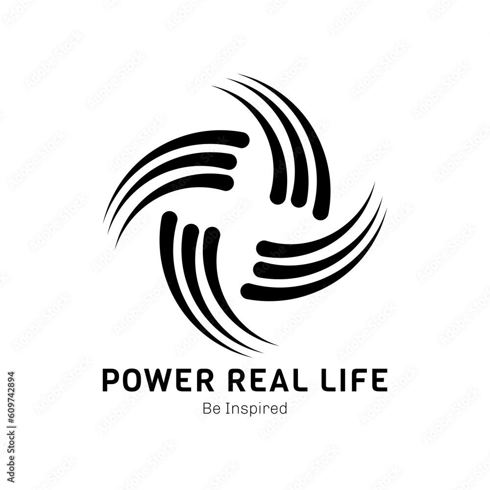 Logo of power real life Stock Illustration | Adobe Stock