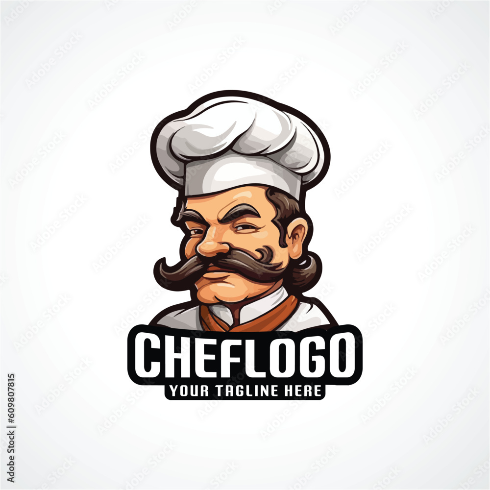 Chef Mascot Logo Design Cook Mascot Logo Design Cook Logo Design Chef ...