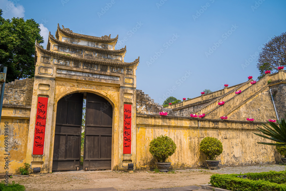 Panorama Central sector of Imperial Citadel of Thang Long,the cultural ...