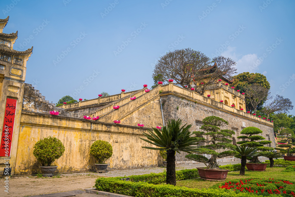 Panorama Central sector of Imperial Citadel of Thang Long,the cultural ...