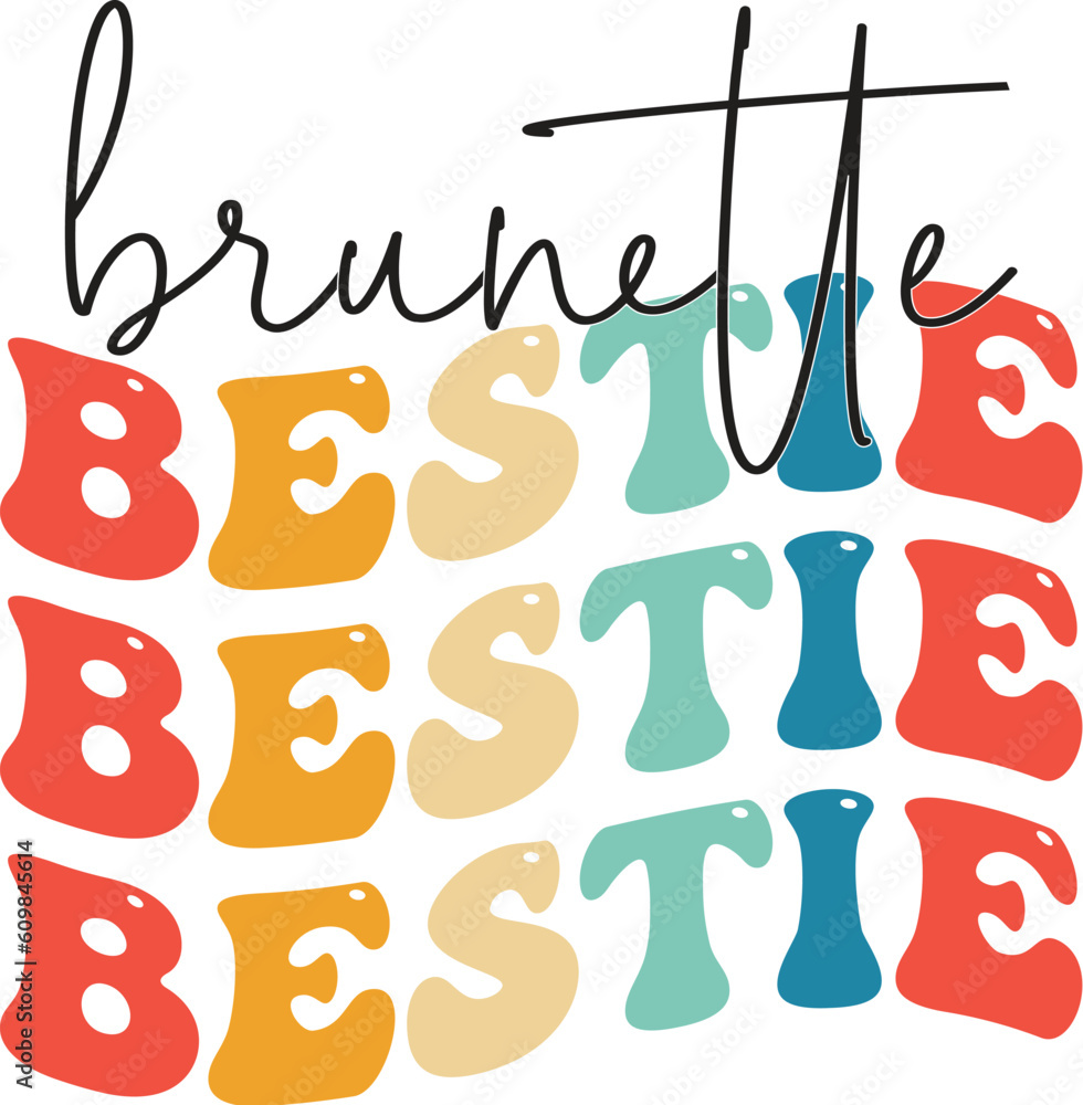 RETRO BEST FRIEND, RETRO BEST FRIEND SVG, RETRO BEST FRIEND SVG DESIGN ...