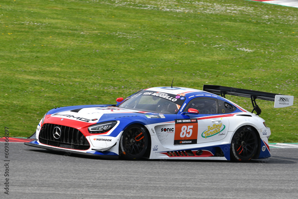 Scarperia, 23 March 2023: Mercedes-AMG GT3 of Team CP Racing driven by ...