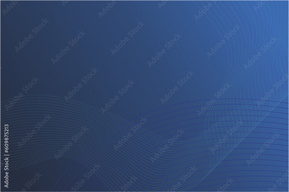 Gradient blue background with waving line texture watermark. Simple and ...
