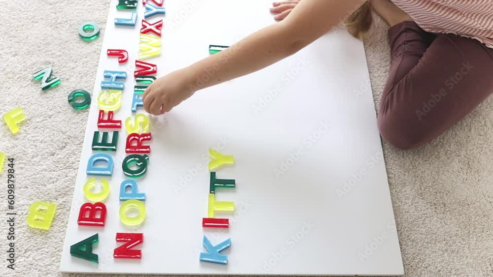 Kids learn to read. Colorful abc for kindergarten and preschool ...