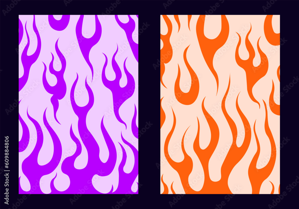 Y2k flame retro abstract background of the 00s-90s. fire tribal. Groovy ...