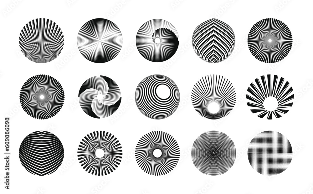 Design spiral line drawing backdrop. Abstract monochrome background ...