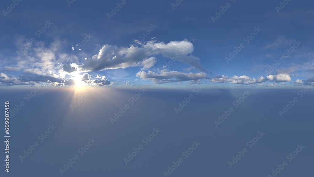 Beautiful 360° HDR sky maps in 4K resolution for 3d & cinema 4d Stock Illustration | Adobe Stock