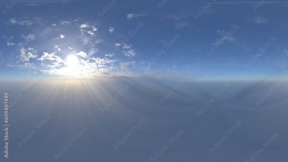 Beautiful 360° HDR sky maps in 4K resolution for 3d & cinema 4d Stock Illustration | Adobe Stock