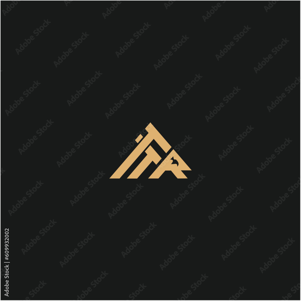 Initial letter TTR logo or TTR logo vector design template Stock Vector ...