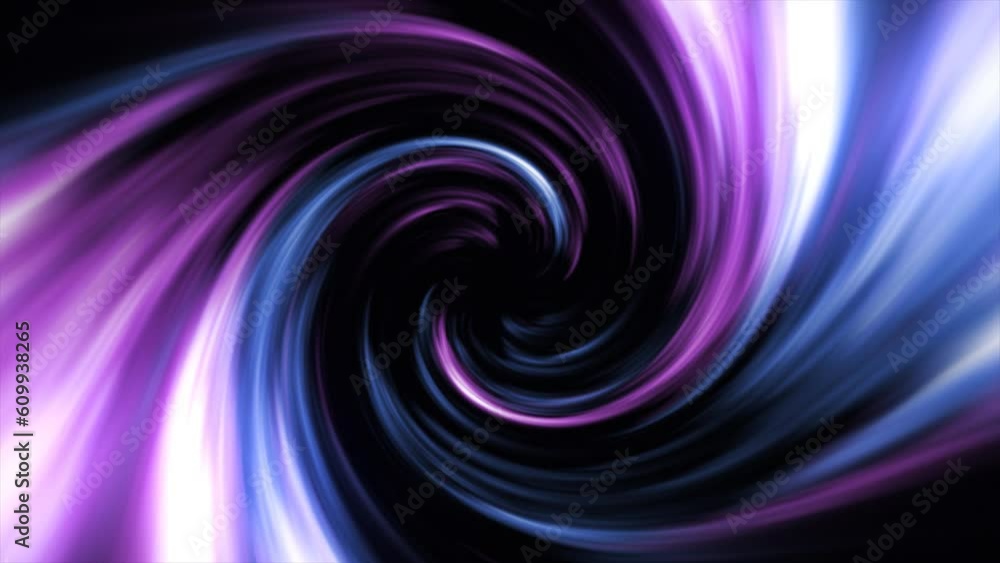 Abstract Energy tunnel in space.Colorful tunnel.Vortex hyperspace ...