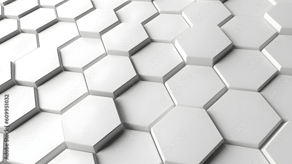 Digital white 3d honeycomb structure hexagonal graphic poster web page ...