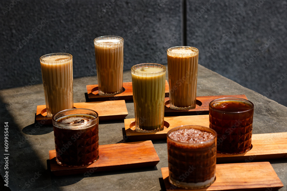 Coffee Collage: A Stunning Compilation of Multiple Cups, Portraying the ...