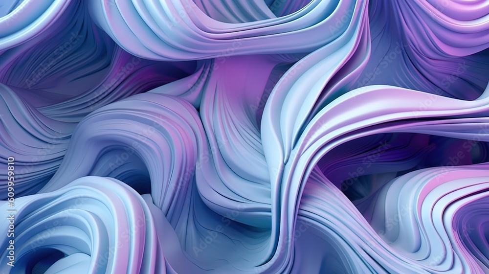 Abstract background with waves. AI generated art illustration. Stock ...