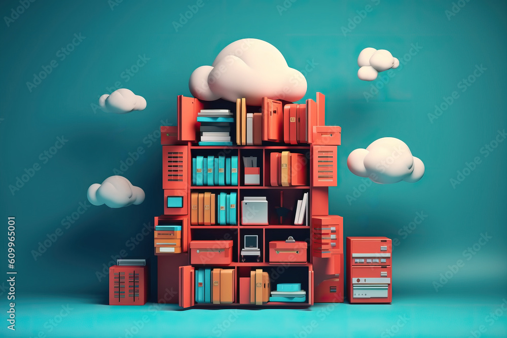 Concept of safe cloud storage illustration with Ai generative Stock ... Concept of safe cloud storage illustration with Ai generative Stock ...
