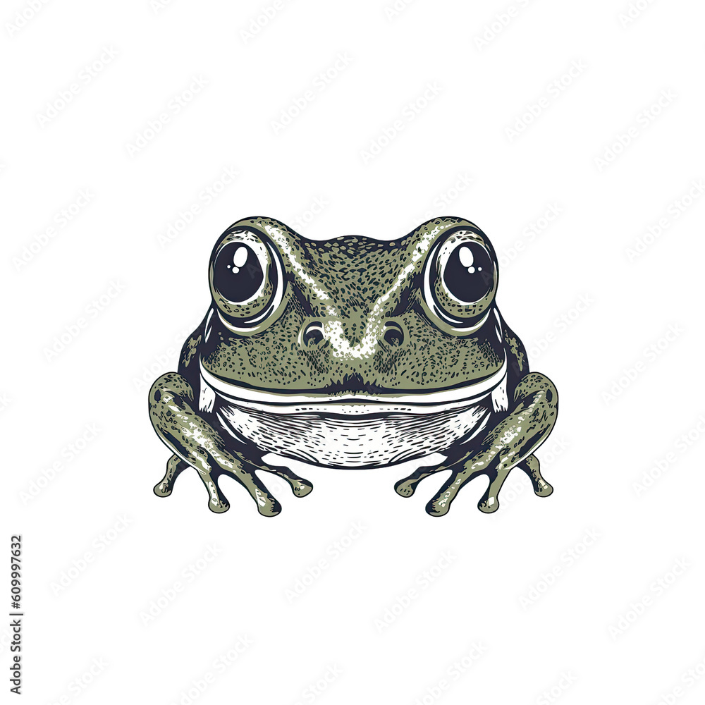 Frog Art Images, Minimalist Frogs, Frog Icon or Logo, Frog Design, AI ...