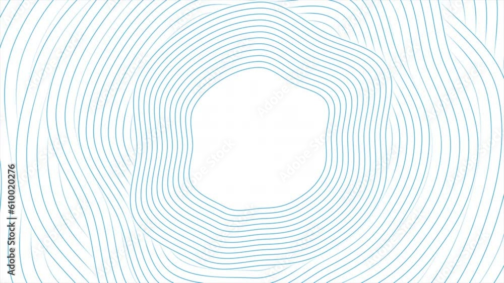 Blue curved linear circles abstract minimal geometric background ...