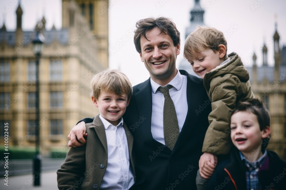 Lifestyle portrait photography of a pleased man in his 30s that is with ...
